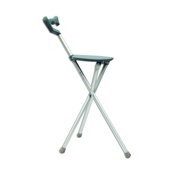 Bastón de aluminio con asiento, plegable. – KXMEDICAL