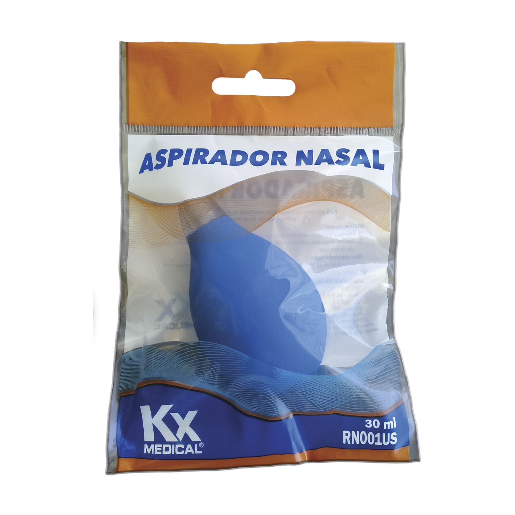 Aspirador Nasal, PVC Azul. – KXMEDICAL